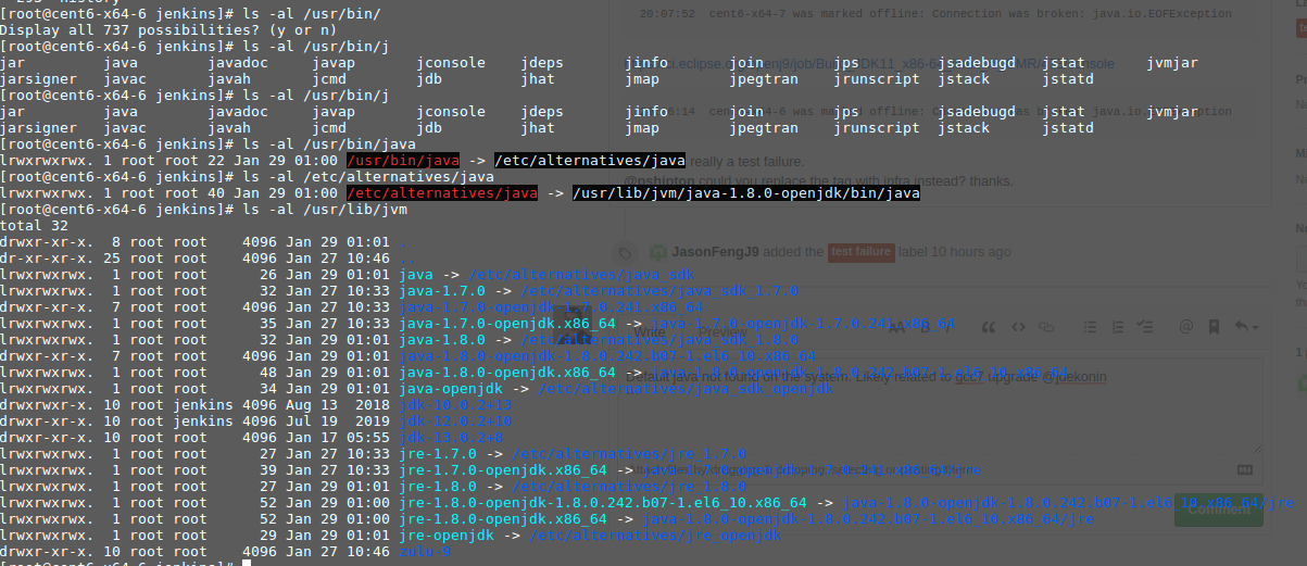 cent6-x64-5/6/7 are marked offline · Issue #8451 · eclipse-openj9/openj9 · GitHub