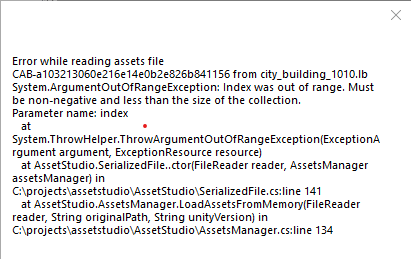 Issue loading UnityFS files of Unity 2019.4.17f · Issue #788 · Perfare/AssetStudio · GitHub