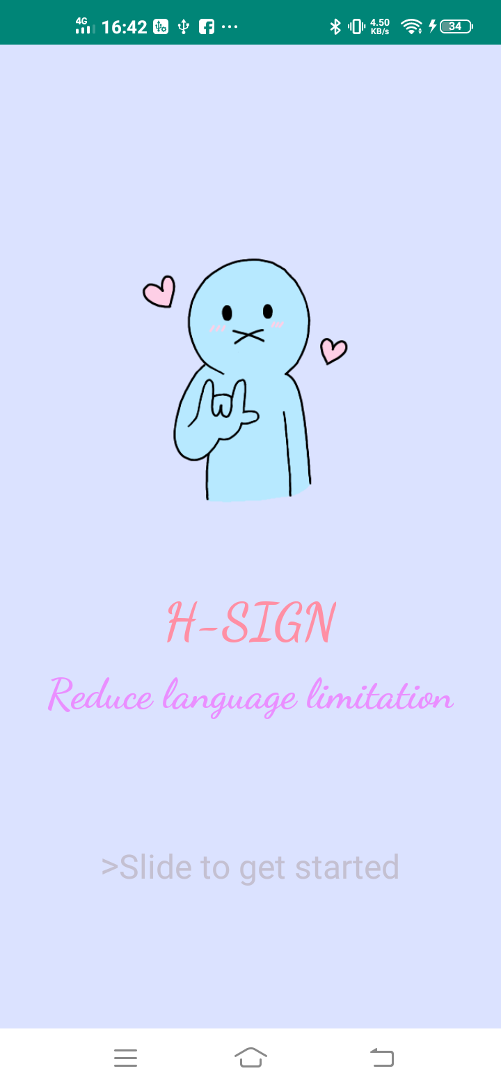 GitHub - Watsaphon/H-SIGN: An application to help translate sign language