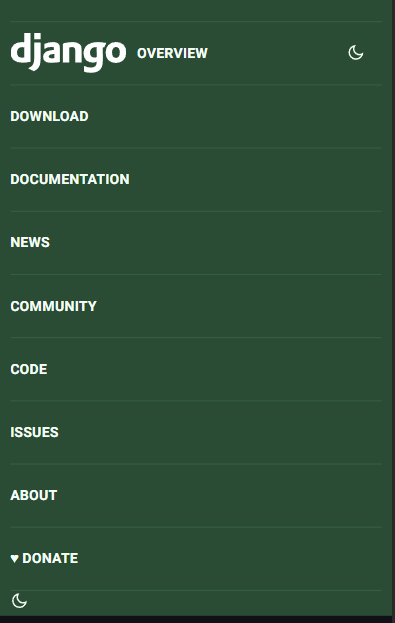 Fix Mobile Menu Initial Flashing · Issue 1423 · Djangodjangoproject 0605