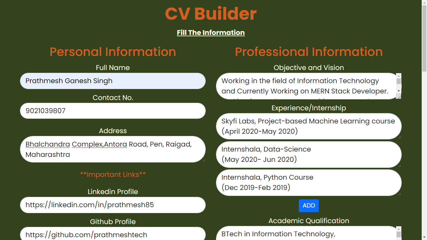 GitHub - prathmeshtech/CVBuilder_FullStack