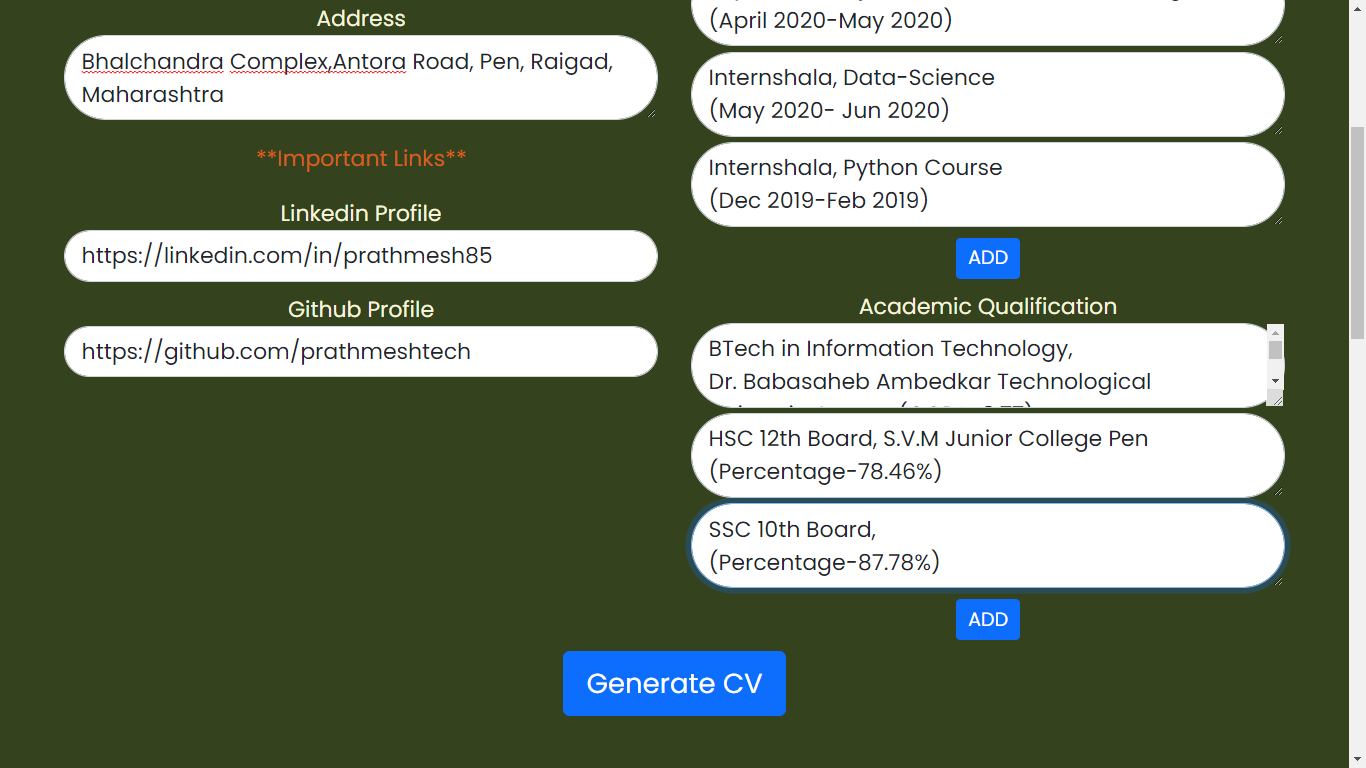 GitHub - prathmeshtech/CVBuilder_FullStack