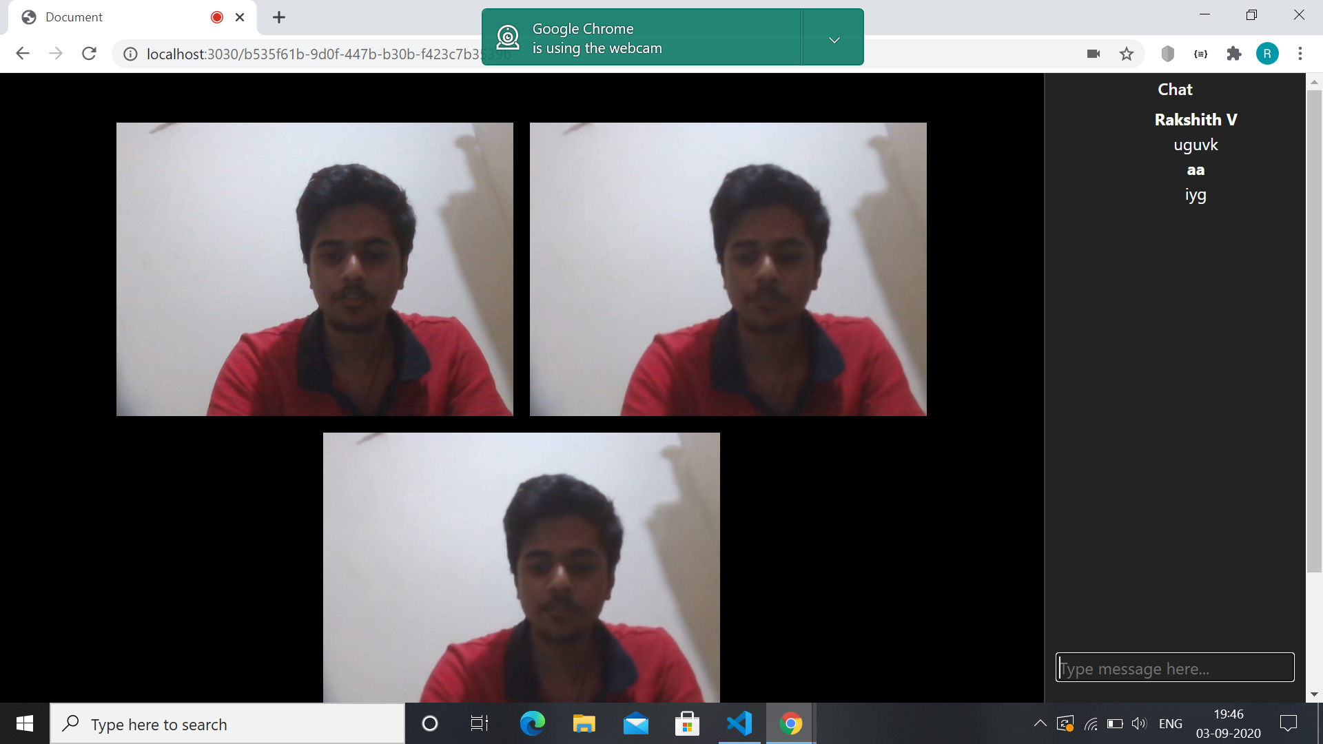 GitHub - SandeepShenoy72/VideoCall