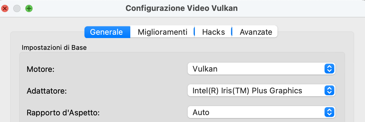 Dolphin Core Vulkan GFX configuration · Issue #4594 · OpenEmu/OpenEmu · GitHub