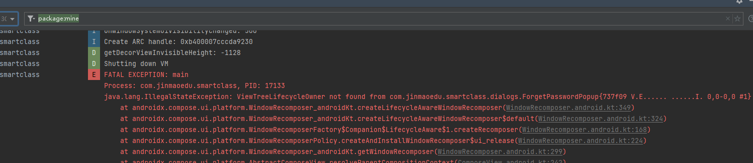 使用ComposeView崩溃 · Issue #1090 · junixapp/XPopup · GitHub