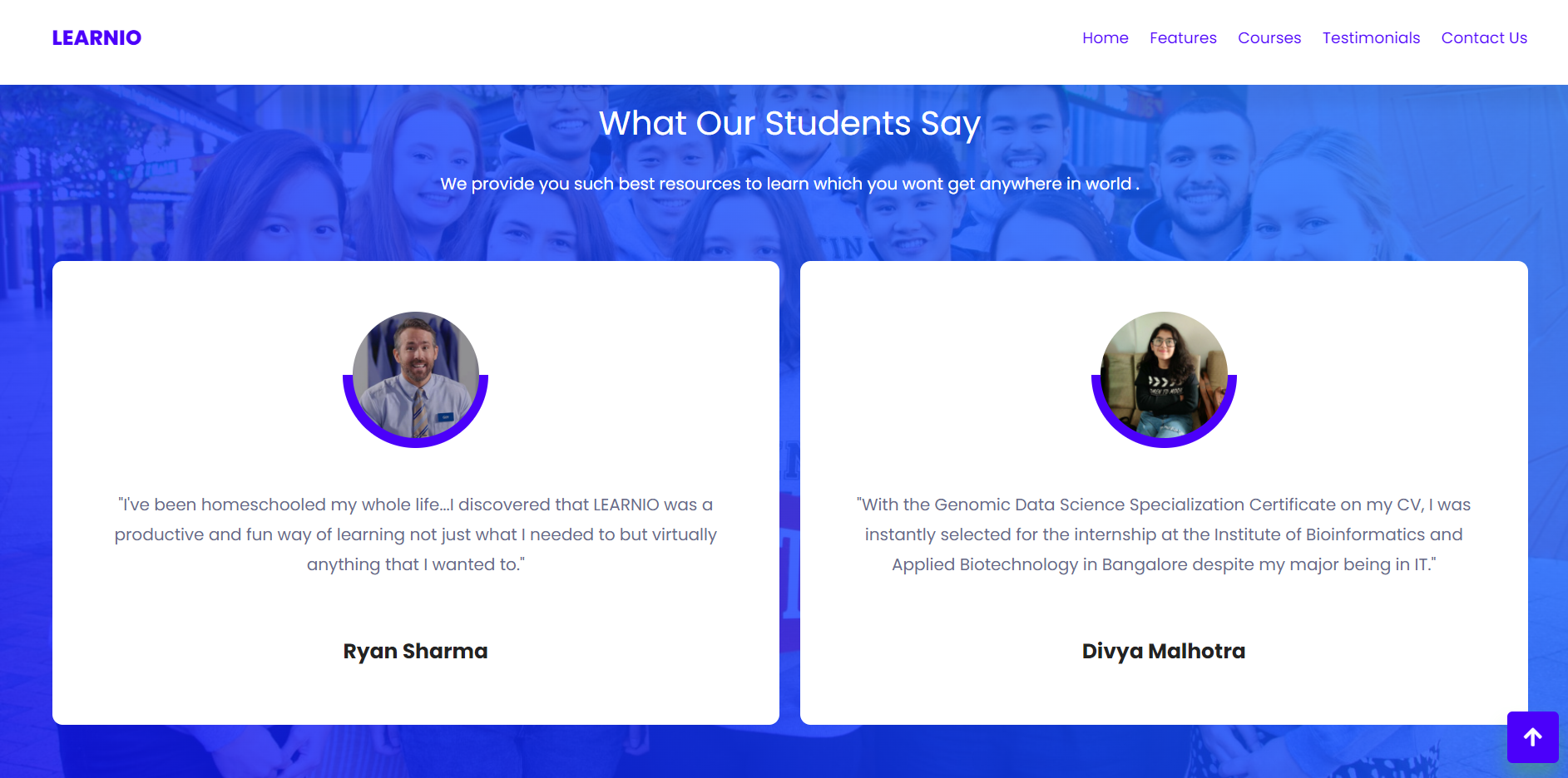 GitHub - itsSushant/Learnio---Edutech-Site: LEARNIO - An Education ...