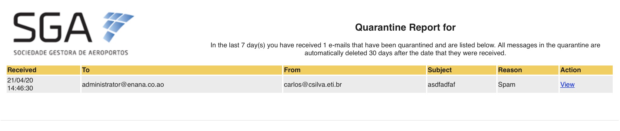 MailWatch report not showing quarantine emails. · Issue #1176 ...