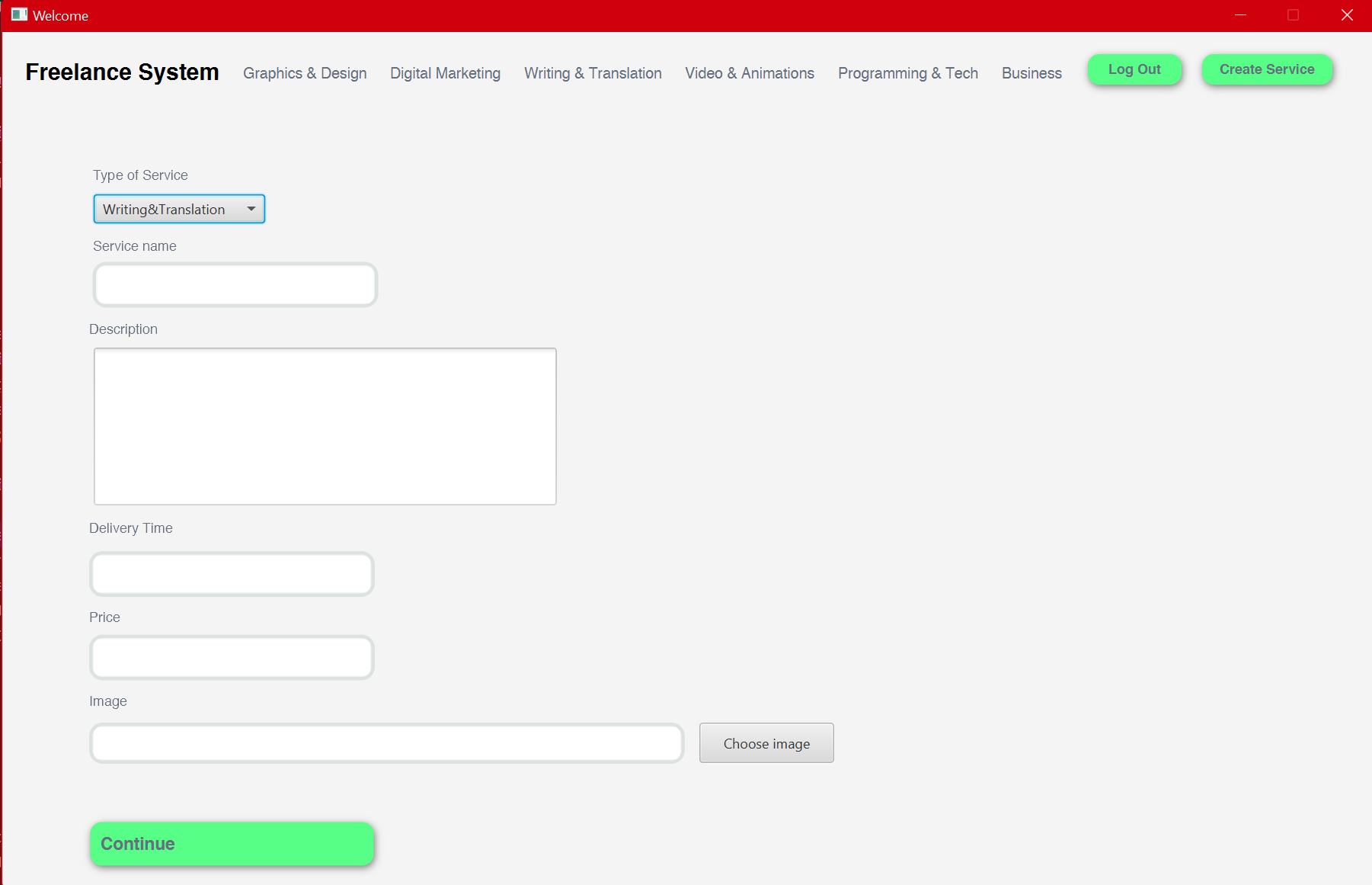 Github Munkhdorj M Freelancer Management System Freelancer
