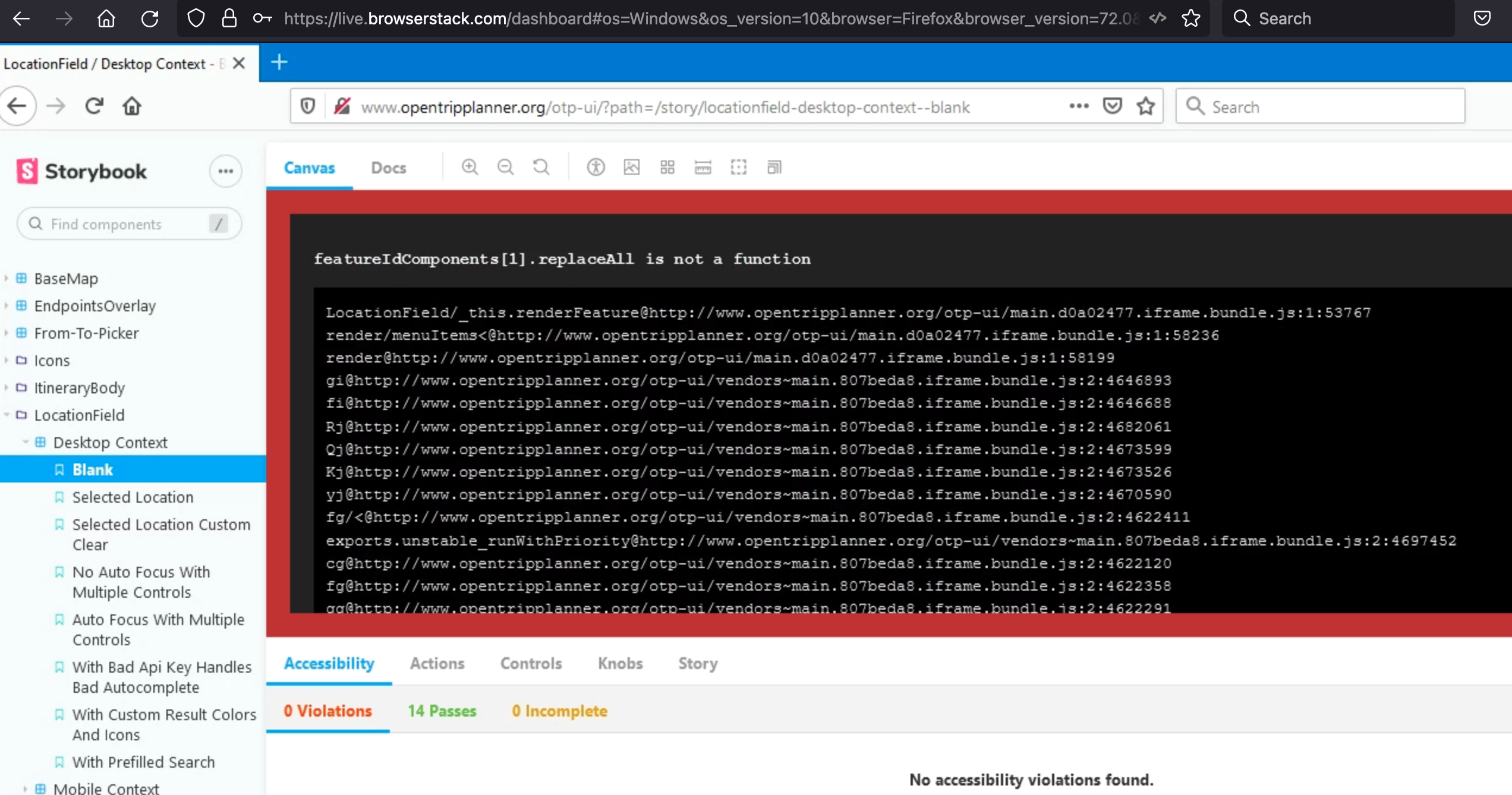 LocationField: replace the use of replaceAll() -- browser support · Issue #348 · opentripplanner ...
