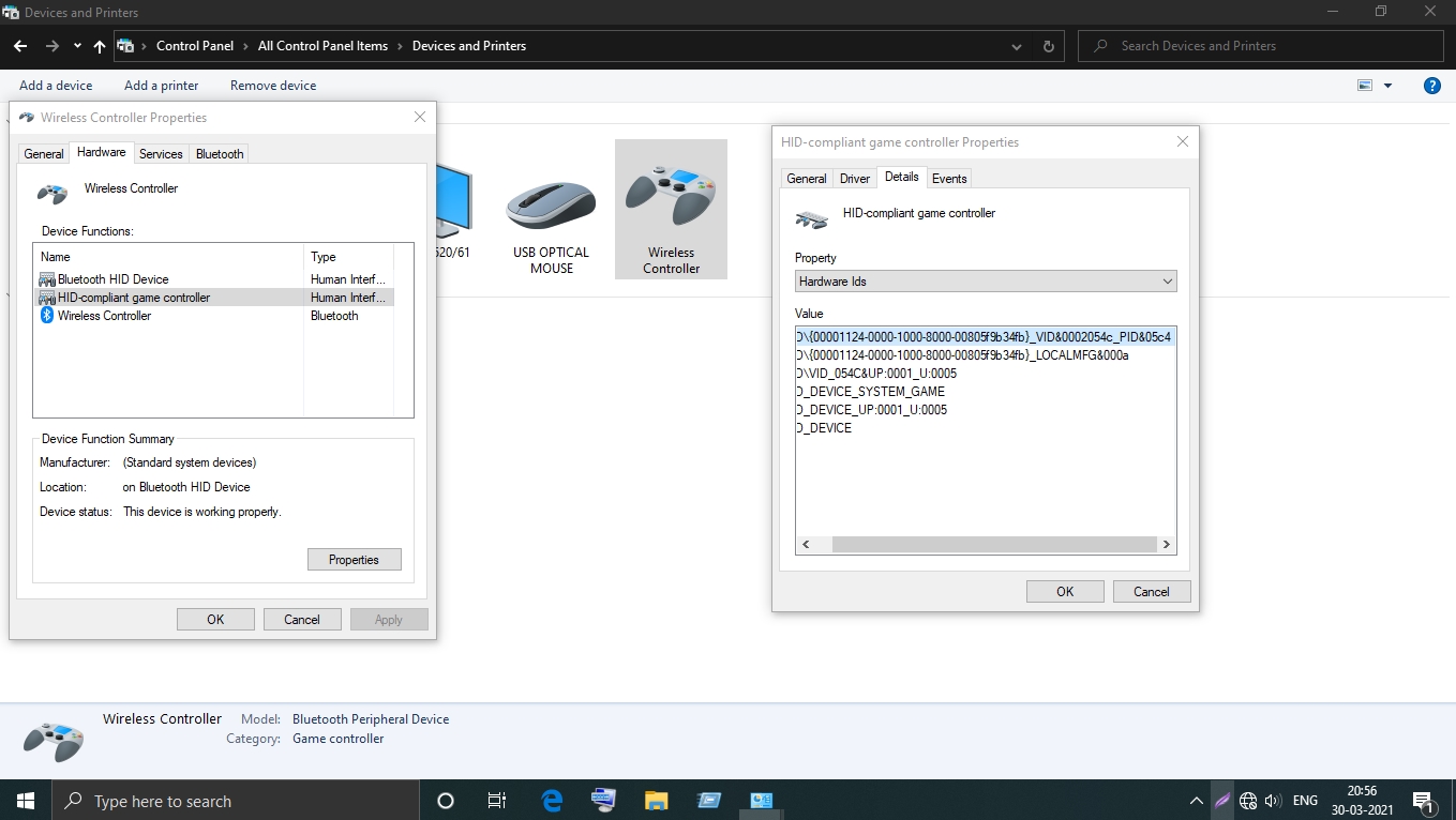 3rd party Dualshock 4 controller (non sony) not detecting as DS4 PAD via USB · Issue #9846 ...