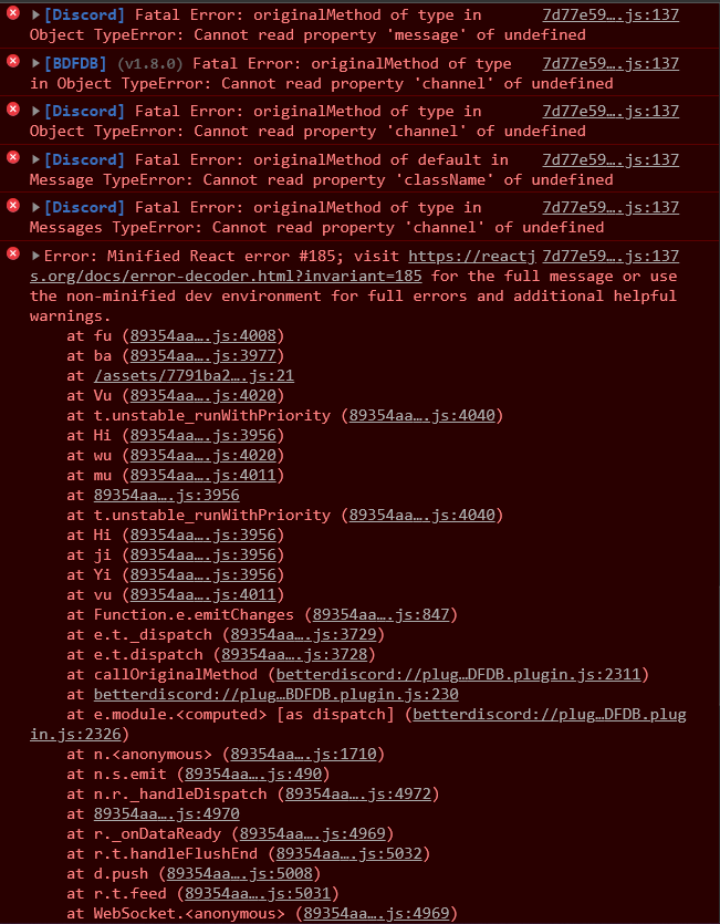 Bug Better Discord Crash On More Menu From Messages · Issue 990