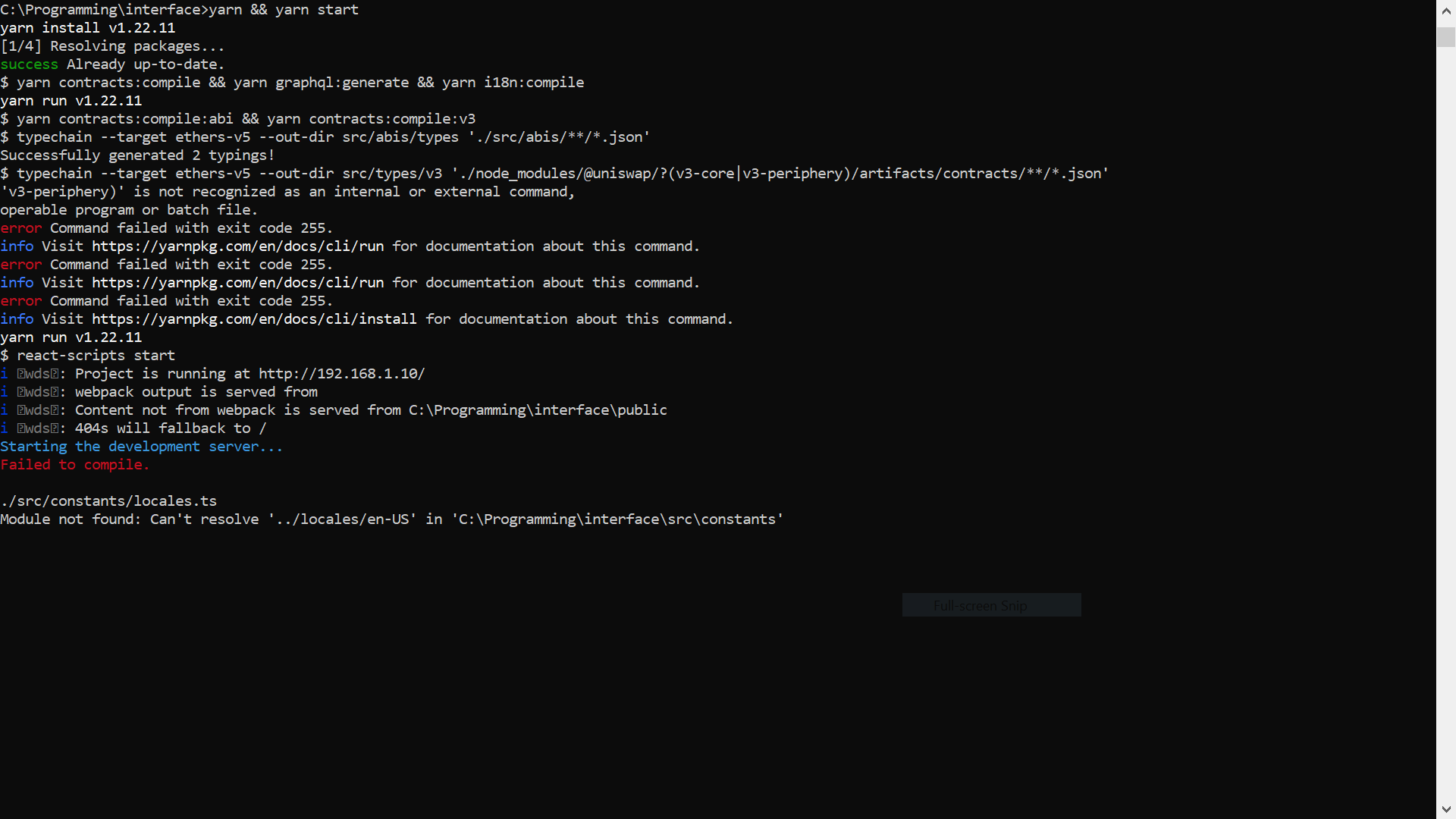Package scripts are not compatible with Windows · Issue #2442 · Uniswap ...