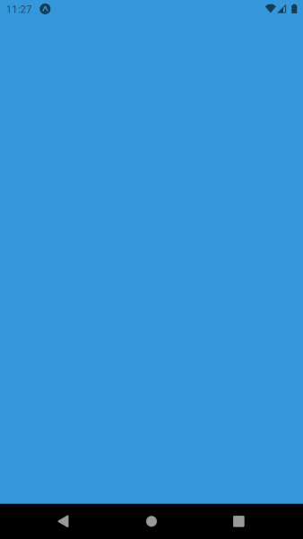 Translucent splash status bar works in managed app but not in bare app ...