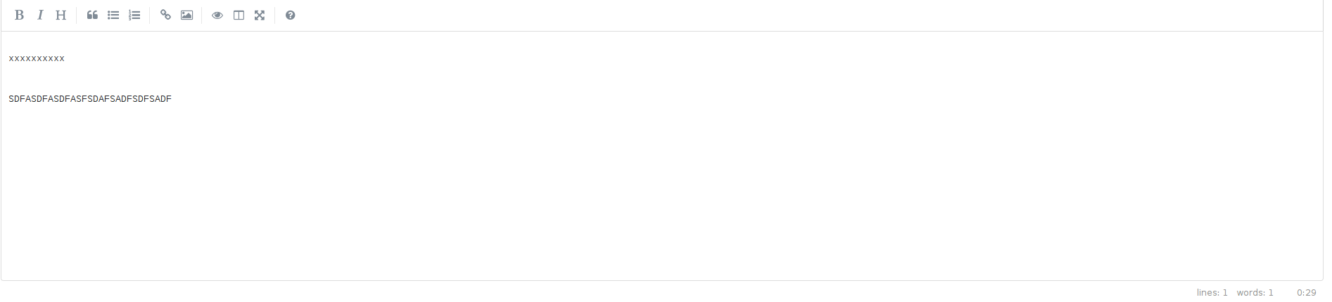 CodeMirror Measure is showing X's within the actual editor. · Issue #597 · sparksuite/simplemde ...