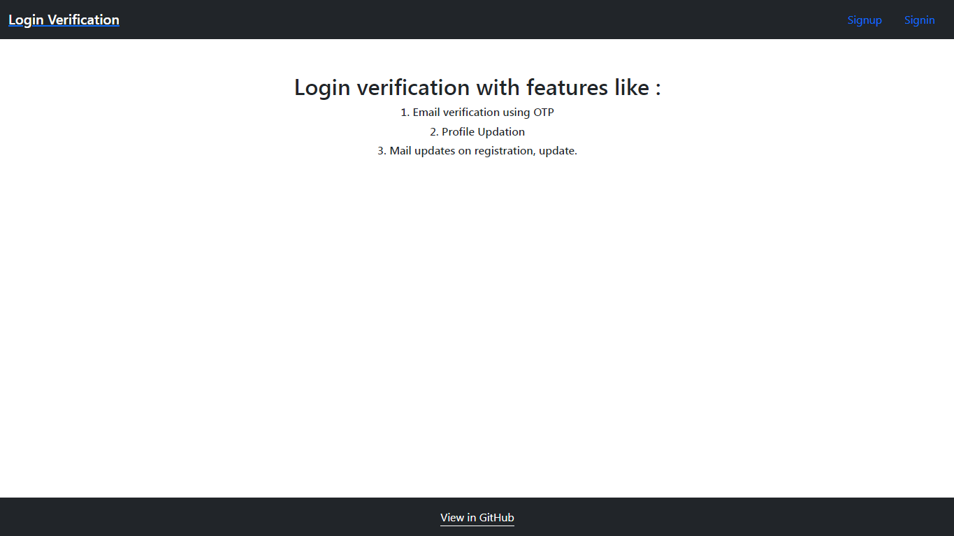 GitHub - neeraj-22/login-verification: A full stack MERN app with all ...