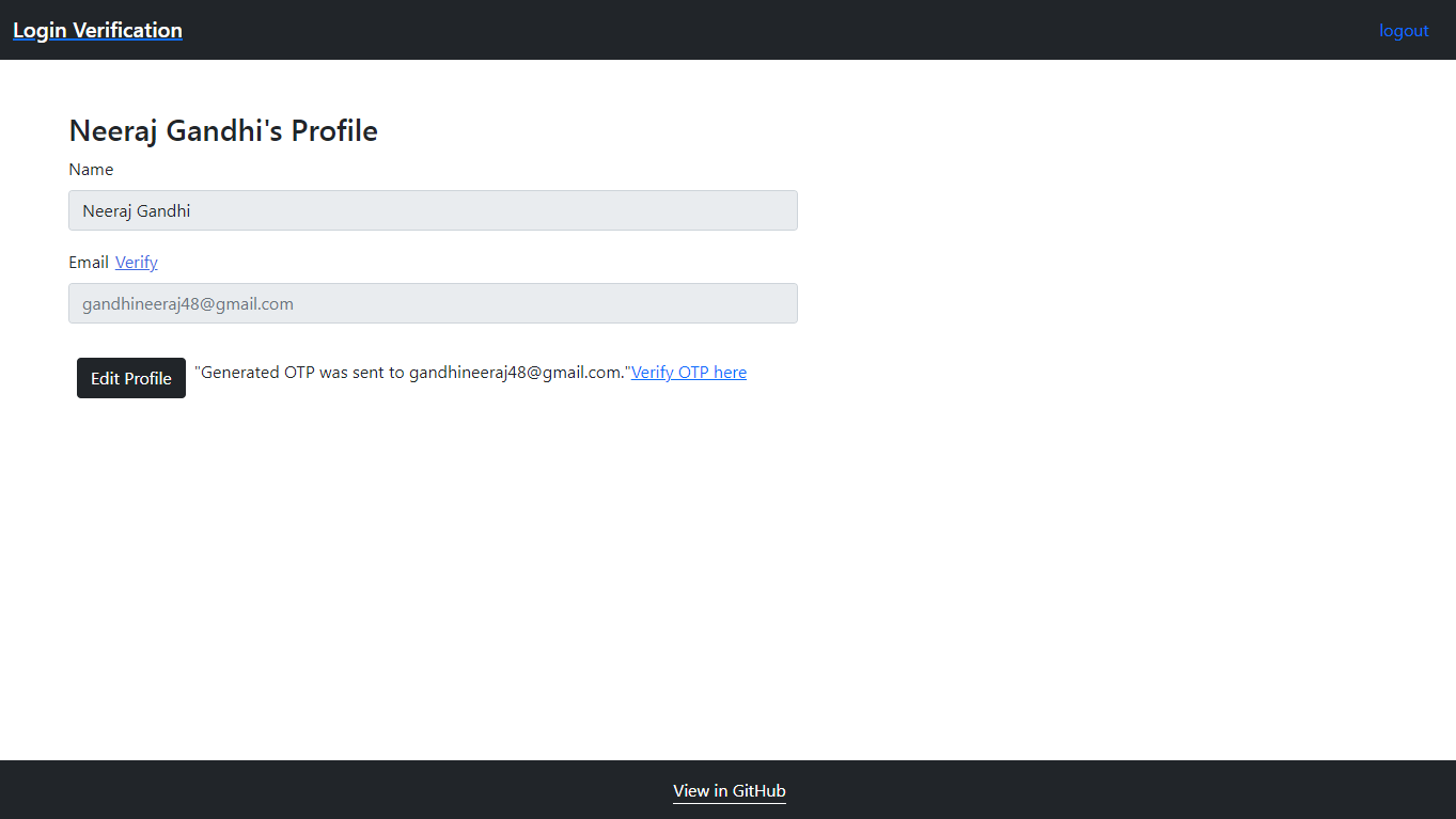 GitHub - neeraj-22/login-verification: A full stack MERN app with all ...