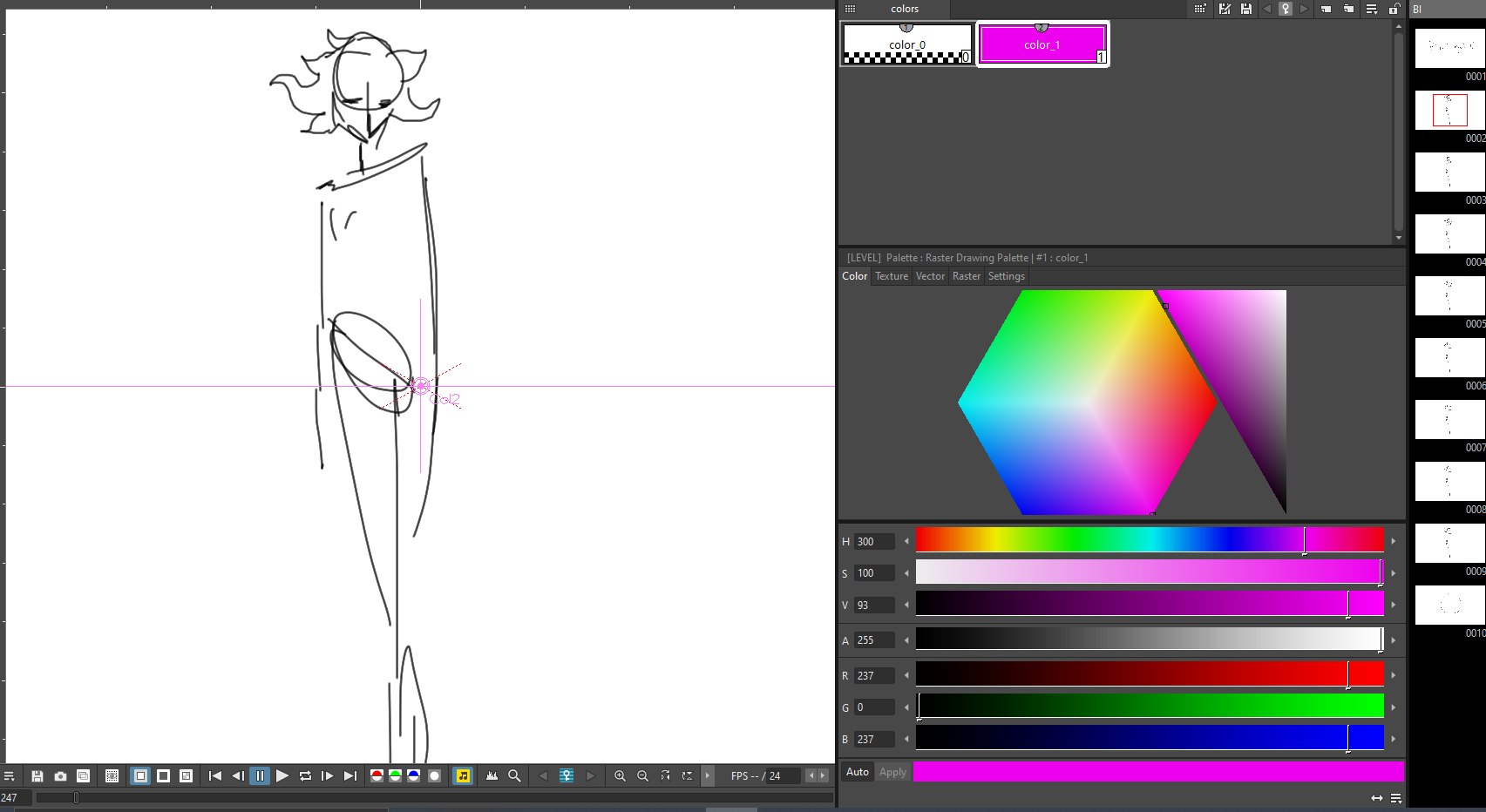 Opentoonz v1.4 The style won't change the colour of my raster level · Issue #3256 · opentoonz ...
