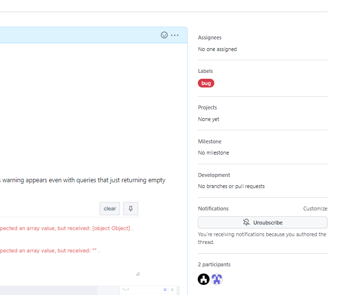 Warnings from table component · Issue #4272 · ToolJet/ToolJet · GitHub