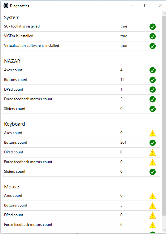 Nazar gamepad have problems in force feedback/vibration · Issue #161 · csutorasa/XOutput · GitHub