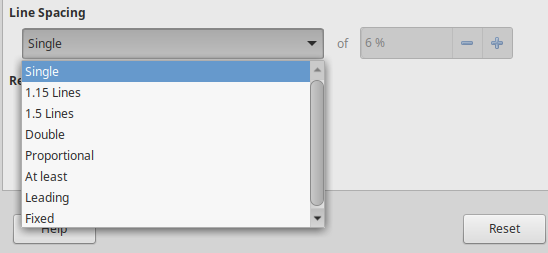 [FR] Paragraph Advanced Settings: add `Single` and `Double` to Line ...