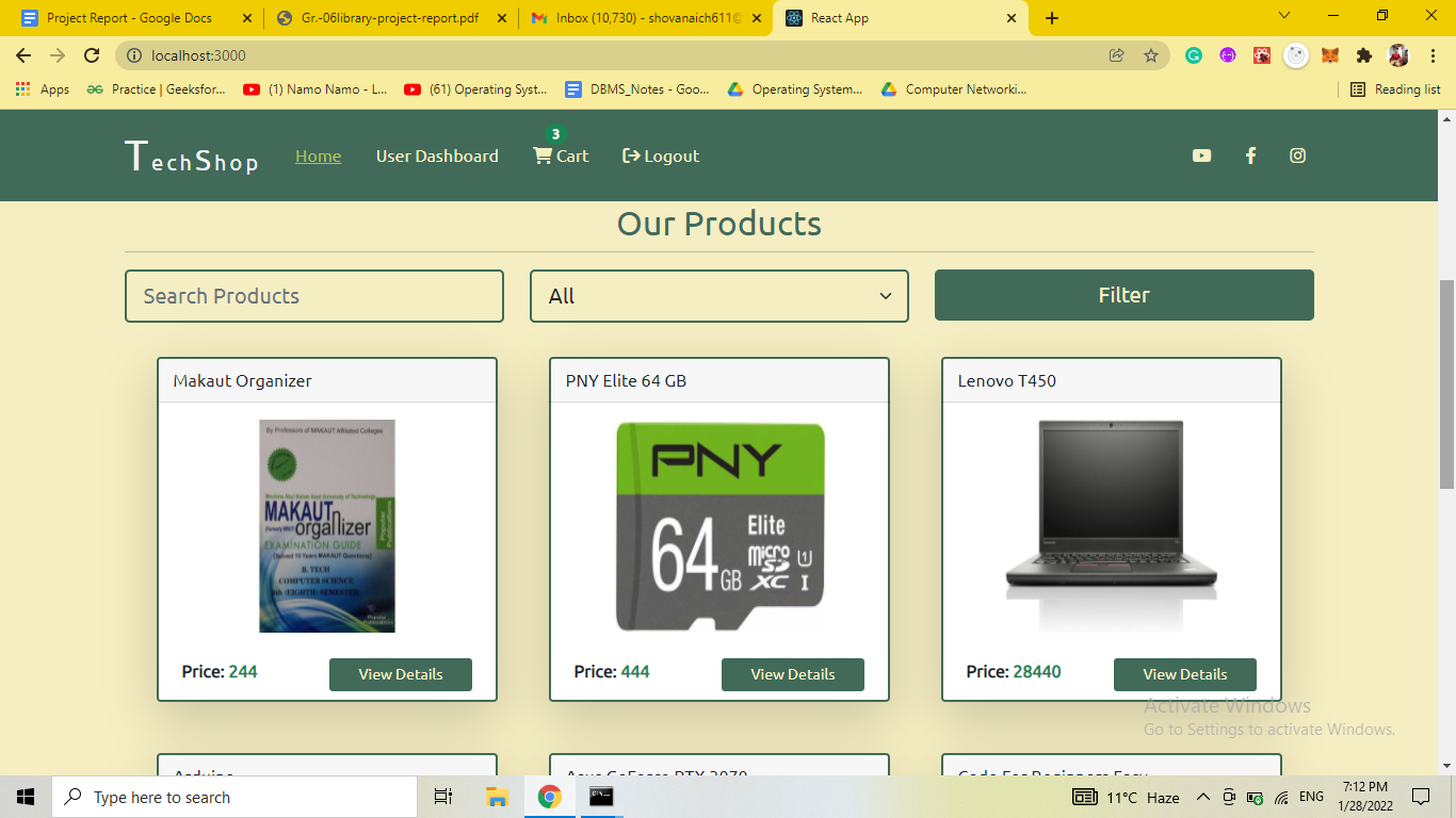 GitHub - shovan99/TechShop