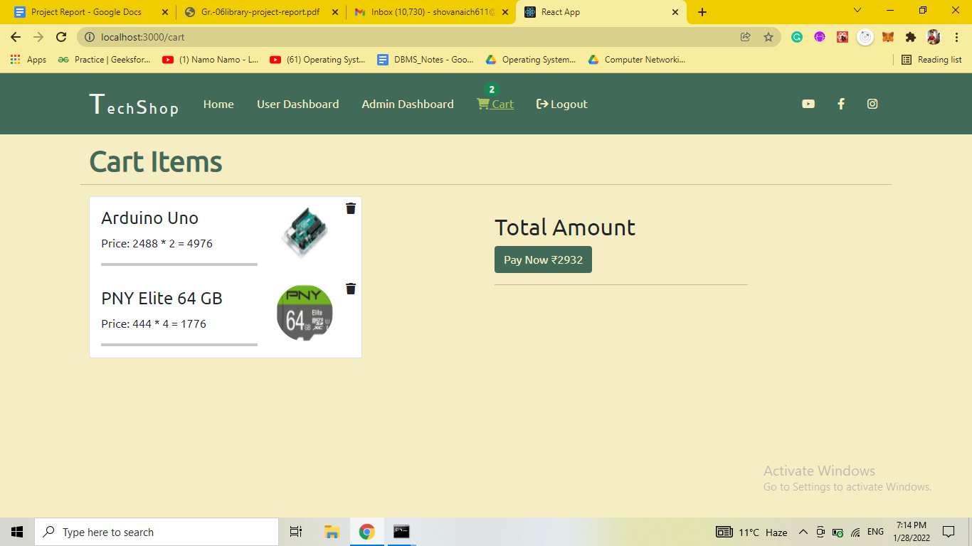 GitHub - shovan99/TechShop