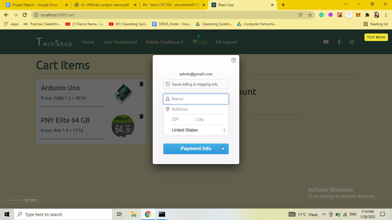 GitHub - shovan99/TechShop