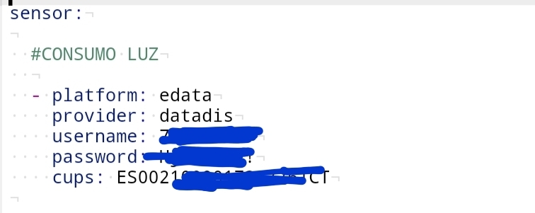 No aparecen datos · Issue #2 · uvejota/homeassistant-edata · GitHub