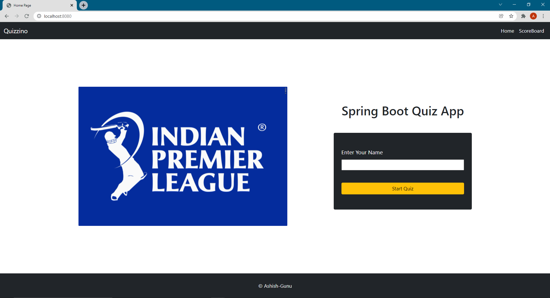 GitHub - Ashishkumaraswamy/Quizzino
