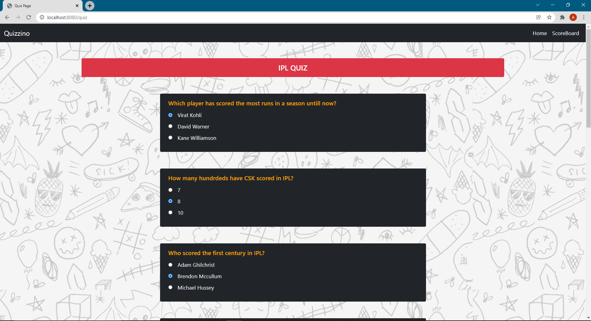 GitHub - Ashishkumaraswamy/Quizzino