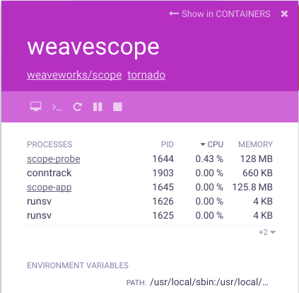 scope container growing memory usage · Issue #2780 · weaveworks/scope · GitHub