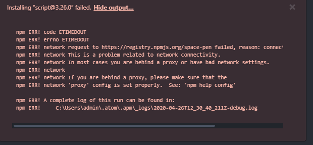 Script · Issue 2118 · Atom Community Atom Script · Github