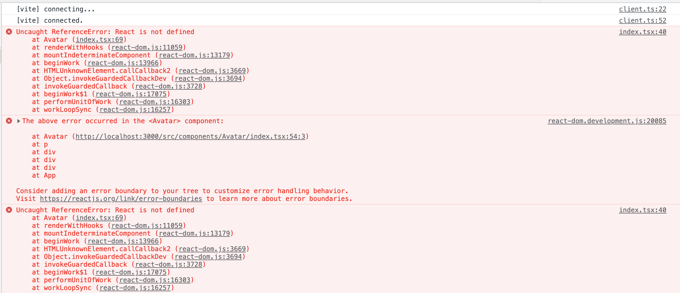 first run - 'react is not defined' · Issue #3 · joaopaulomoraes/reactjs-vite-tailwindcss ...