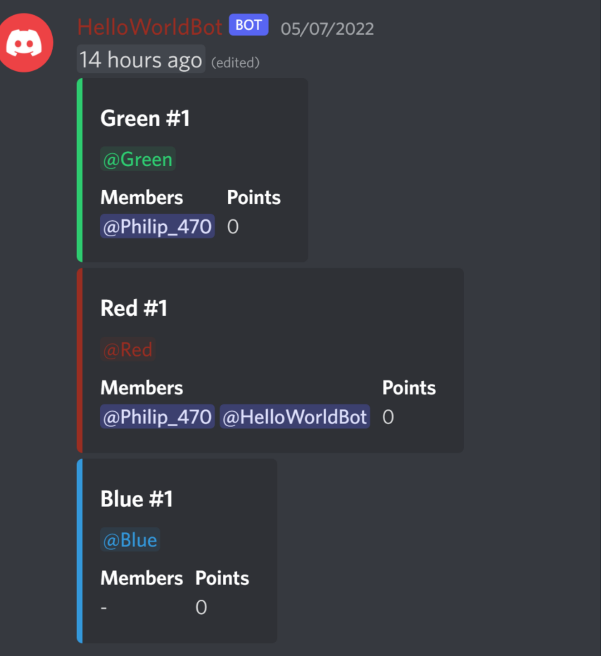 GitHub - philipmortimer/Discord-Bot: Discord bot developed for bespoke server requirements ...