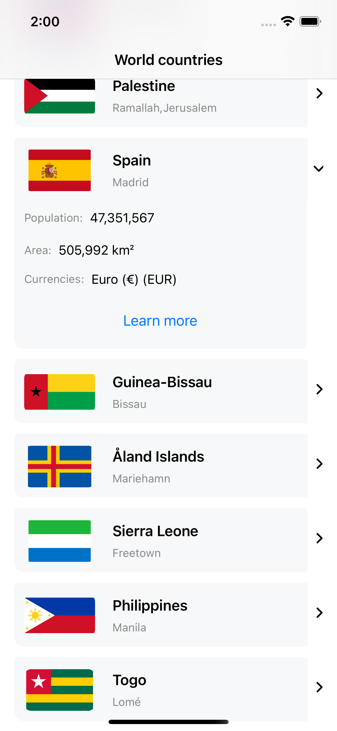 GitHub - diasatudinov/Geographic-atlas: iOS test assignment for the ...