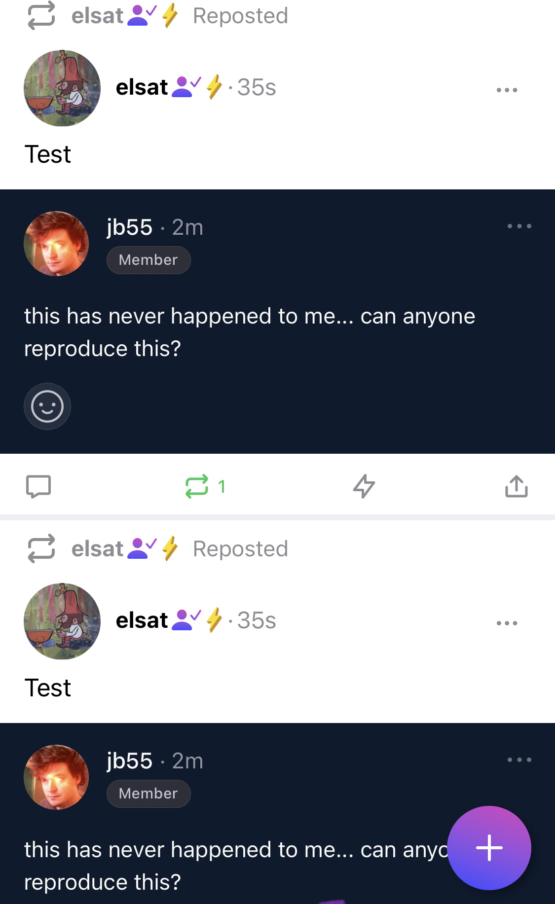 Fix multiple re-posts occuring in short time · Issue #1502 · damus-io/damus · GitHub
