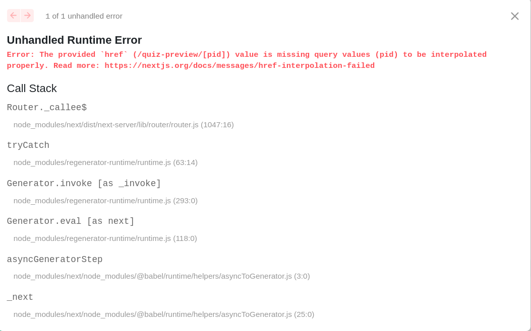 href interpolation error · vercel next.js · Discussion #27207 · GitHub