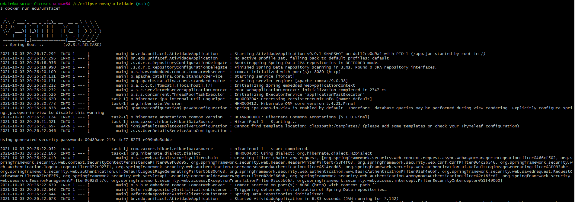 GitHub - odair-pedroso/atividade