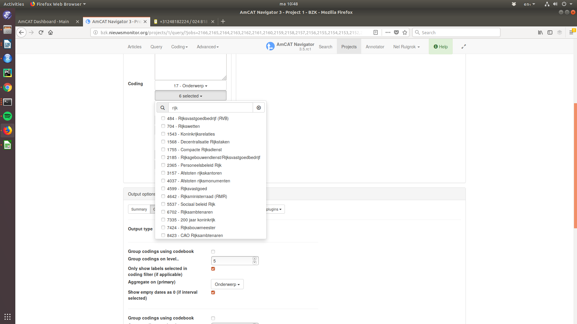 Delete selections at once · Issue #716 · amcat/amcat · GitHub