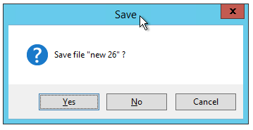 Please add keyboard shortcuts back to the "save before close?" pop-up ...