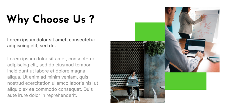 Create A Mid Section Component Why Choose Us For The Second Theme · Issue 284 · Scorelab