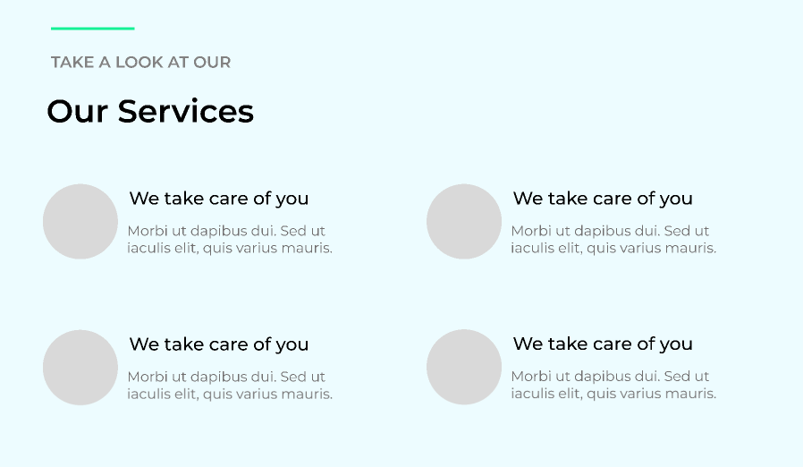 Create a Services section component for the fourth theme · Issue #380 · scorelab/Webiu · GitHub