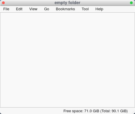 Show a message if the folder is empty · Issue #87 · helloSystem/Filer ...