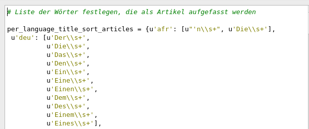 Config: Regular expression for title sorting · Issue #1415 · janeczku/calibre-web · GitHub