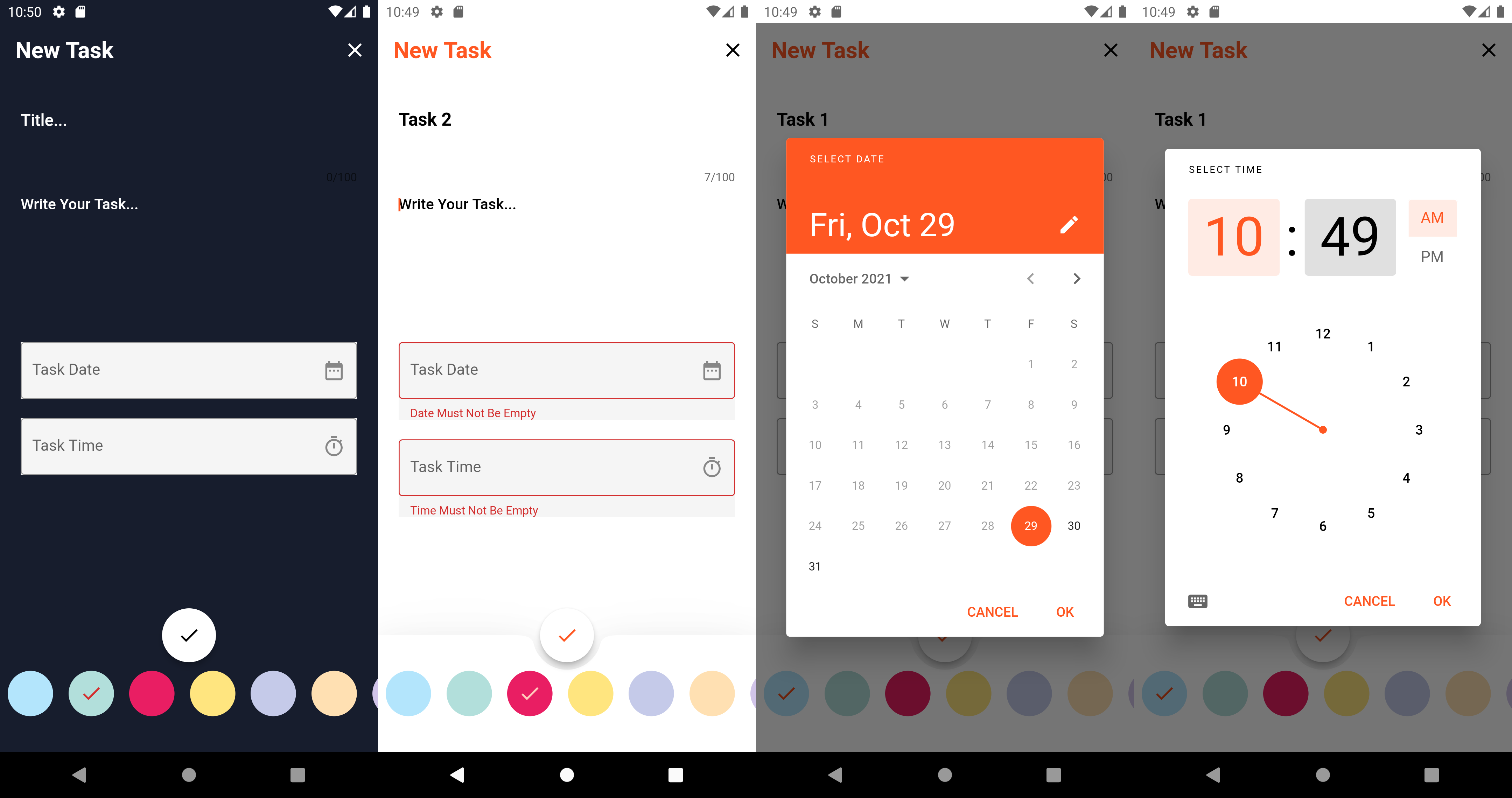 GitHub - HusseinElbhrawy/To-Do-App: To Do application , using local database , with light and ...