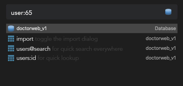 Feature request: Improved Open Anything Search (Cmd-P) · Issue #1825 · TablePlus/TablePlus · GitHub