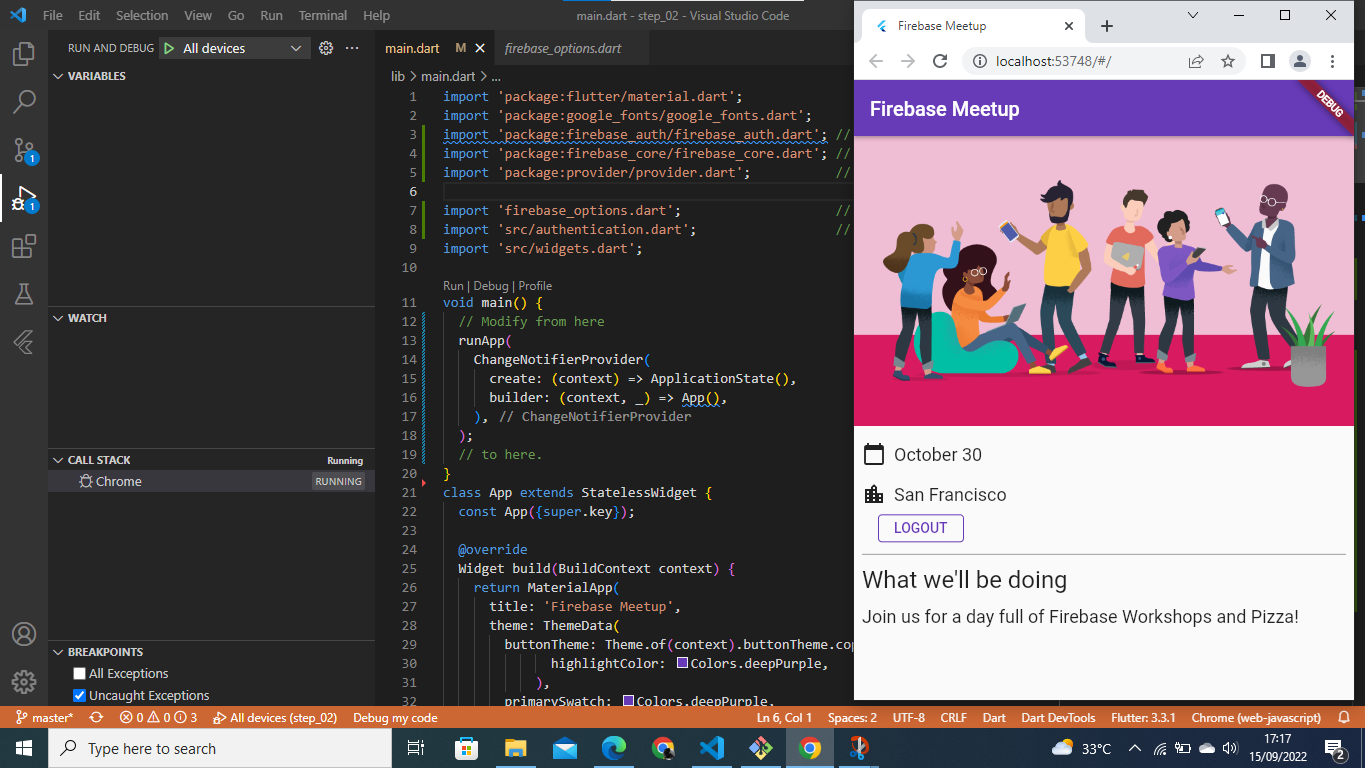 GitHub - osykris/flutter-codelabs: Firebase for TSA
