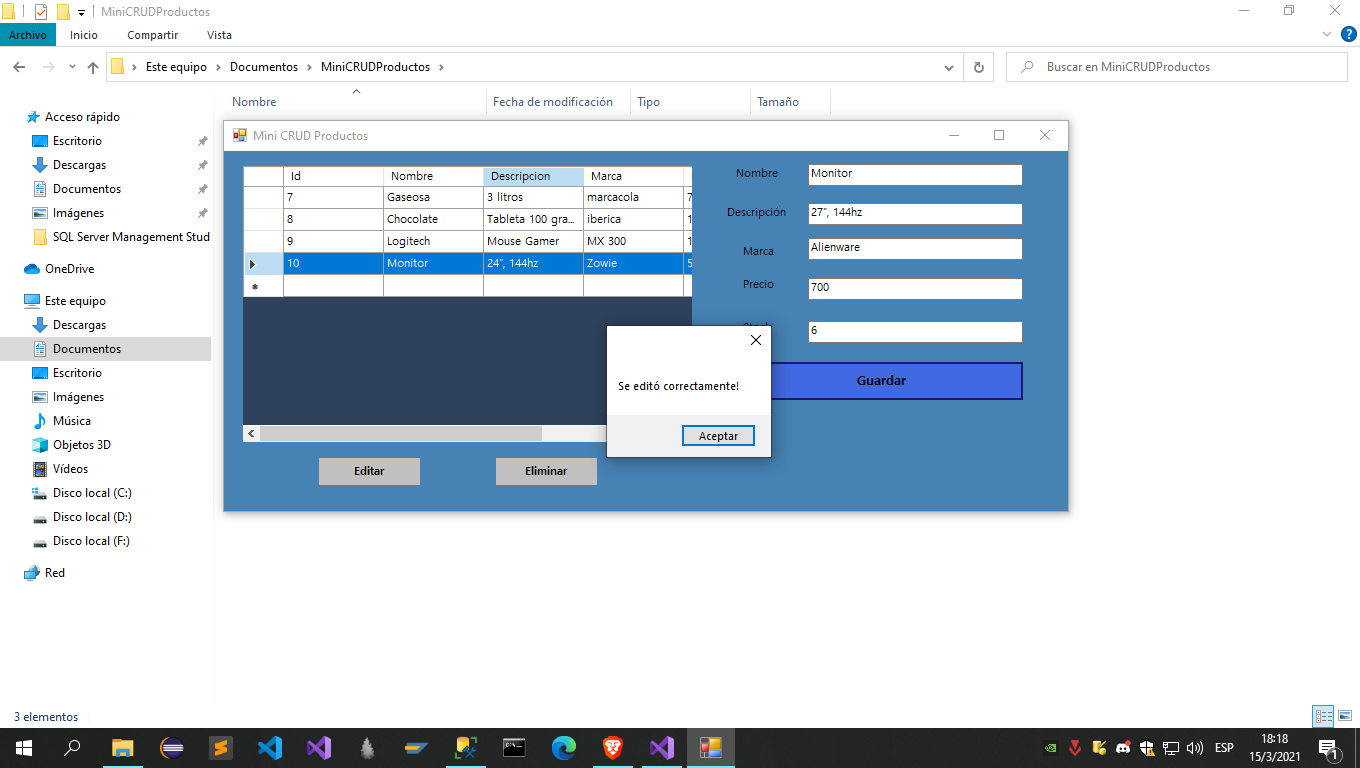 GitHub - MarcosArielFontenla/CrudCapas: Mini crud de productos con 3 ...
