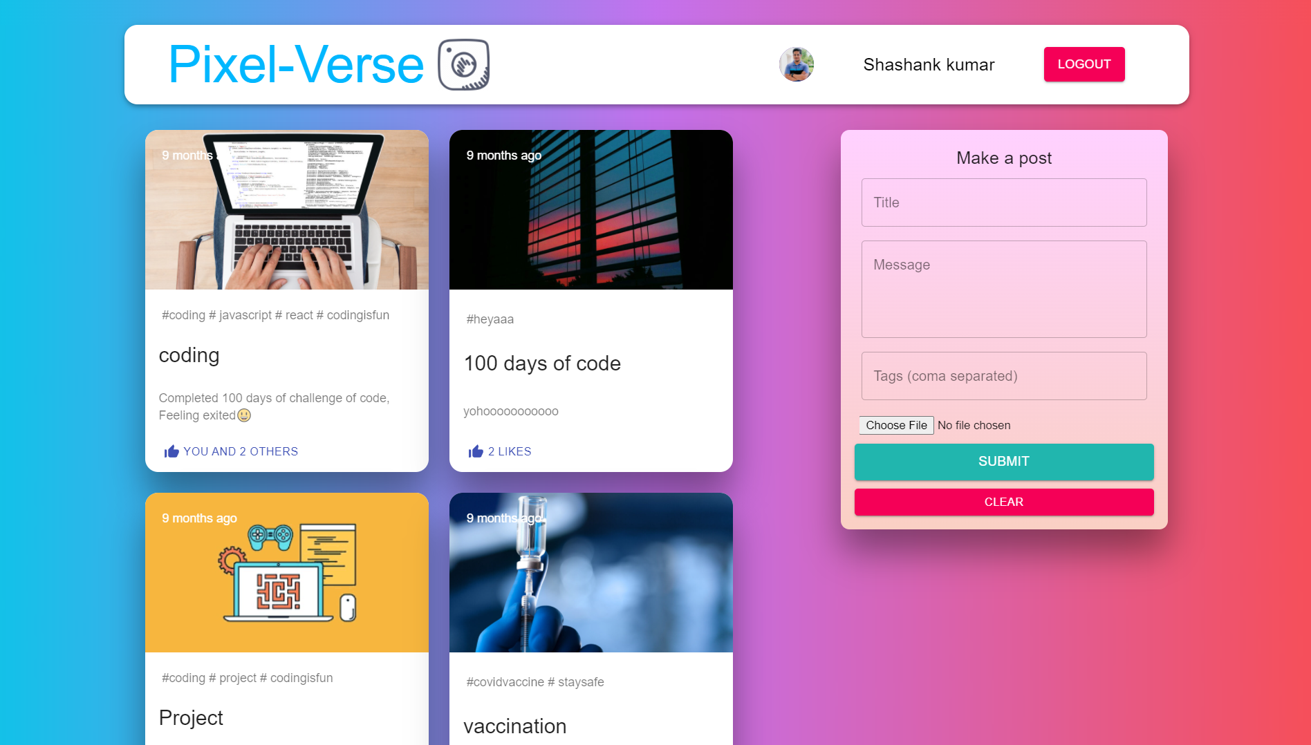 GitHub - Shrey4299/pixelverse