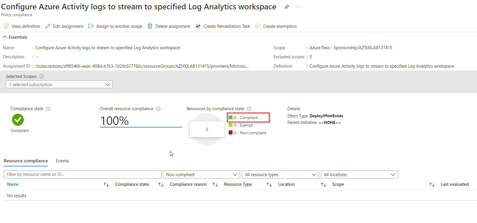 Not able to Configure Azure Activity logs · Issue #156 · MicrosoftLearning/AZ500 ...
